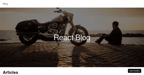 Material Ui Blog Codesandbox