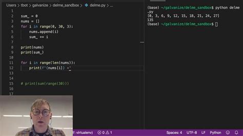 List Iteration For Loops Using Range Youtube