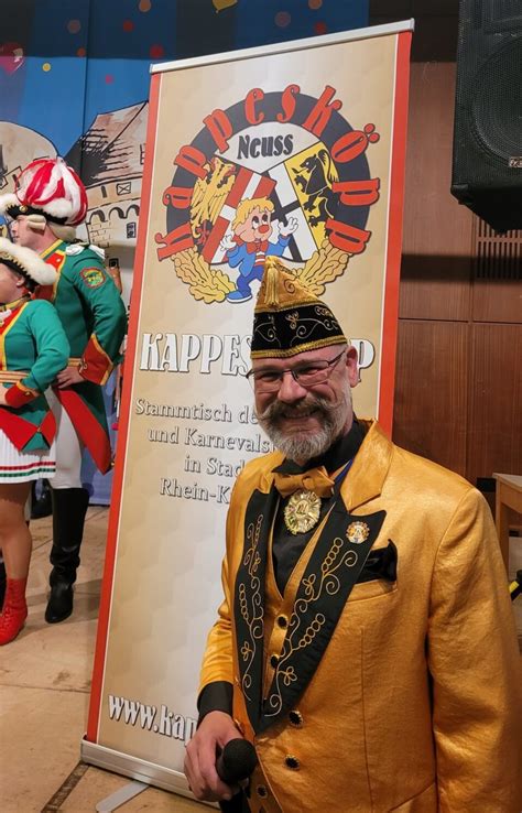 Danksagung Und Rückblick Des Baas Marc Siebert Zur Künstlerpräsentation 2022 Kappesköpp