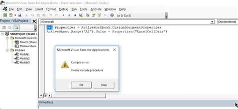 solved update document property based on excel cell value experts