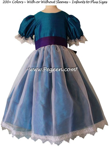 Peacock And Regal Purple Nutcracker Costume For Clara Or Party Scene