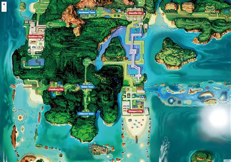 Pokemon Hoenn Map