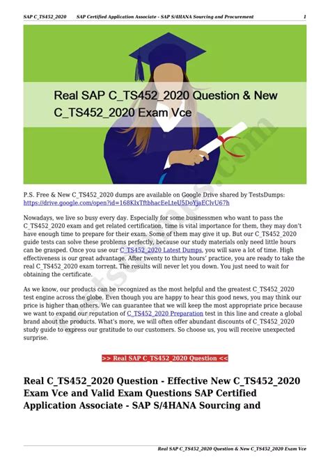 PPT Real SAP C TS452 2020 Question New C TS452 2020 Exam Vce PowerPoint Presentation ID
