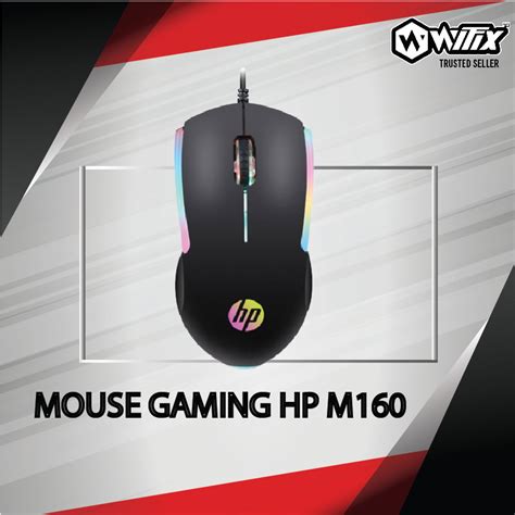 Mouse Gaming Hp M160 Wifix Laptop
