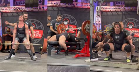 Powerlifter Hunter Henderson Totals An Insane 1383lbs In A Recent Meet