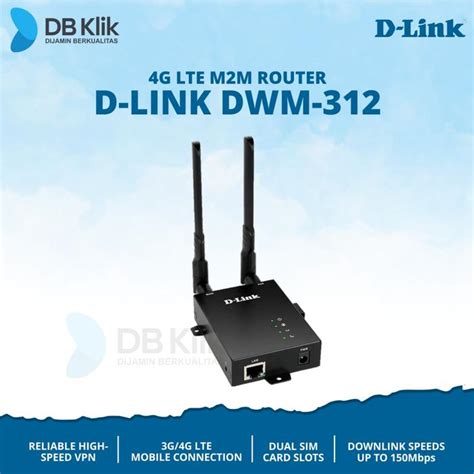 Router M2m Vpn D Link Dwm 312 4g Dualsim M2m Vpn Router Dlink Dwm312