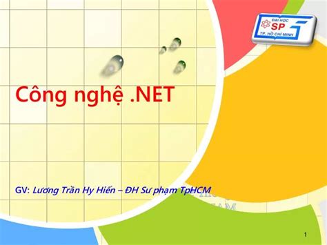 PPT Công nghệ NET PowerPoint Presentation free download ID