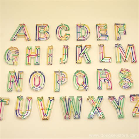 아크릴 알파벳 이니셜 팬던트키링재료추천 동서스토어