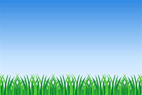 Green Grass And Blue Sky Background Blue Sky Background Blue Design