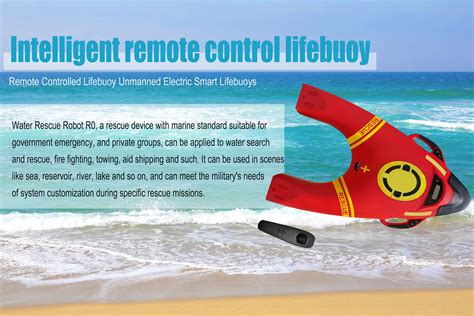 Intelligent Water Rescue Robot R0 R1r2 High Speed Lifebuoy For