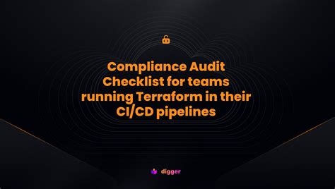 a basic 20 step compliance audit checklist for teams running terraform in their ci cd pipelines