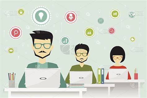 共同工作，团队合作和经营理念