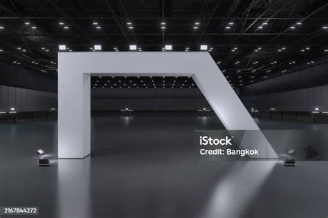 모형 및 기업 정체성 디스플레이 디자인을 위한 빈 아치 길 빈 부스 Designretail 부스 요소 전시장 Hallbooth 디자인 무역 박람회 온라인 이벤트 회의