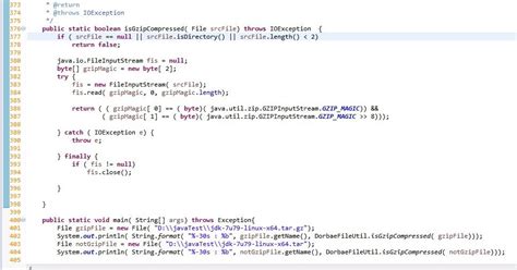 I Can Do It Java How To Check Whether File Is Compressed As Gzip Or Not 파일이 Gzip 압축되었는지 판별