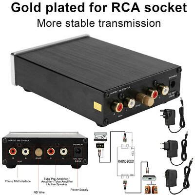 PHONO RECORD PLAYER Amplifier Turntable Preamplifier Preamp Pre Amplifier 35 55 PicClick UK