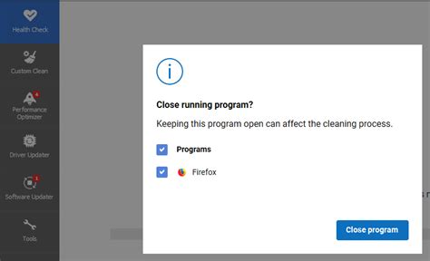 How Do I Close The Ccleaner Window Now To Prevent Browser Closing Ccleaner For Windows Ccleaner