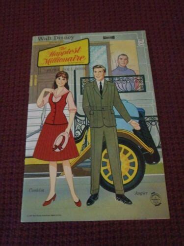 Walt Disney The Happiest Millionaire Paper Doll Book Artcraft 1967