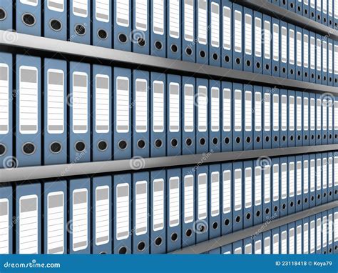 Infinite Ring Binders Documentation Stock Illustration 23118418