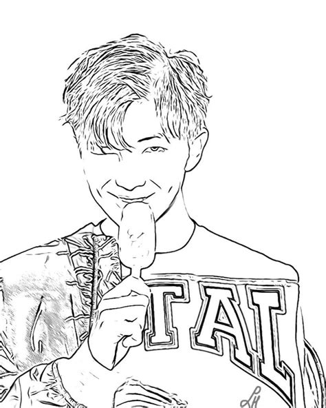 Bts Kpop Chibi Pages Coloring Pages