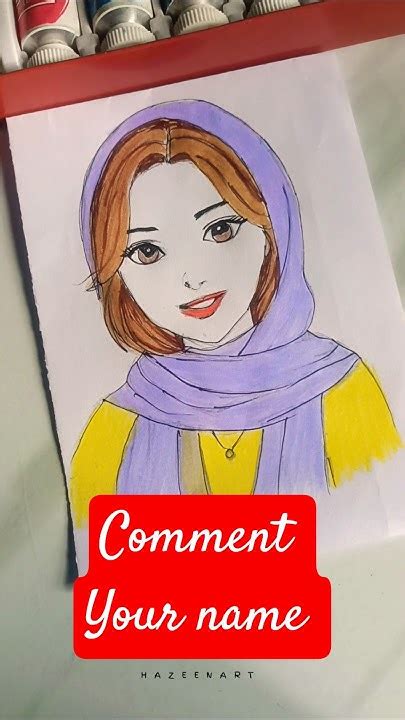 ഇഷ്ടായോ Comment Ur Name For Drawing Hazeenart Art Easydrawing