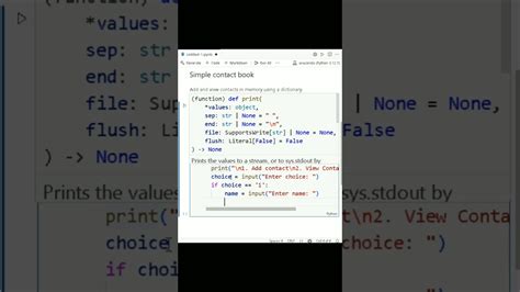 How To Make A Contact Book In Pythonpythoncodingcontactbookprogrammingtrending Ytshorts