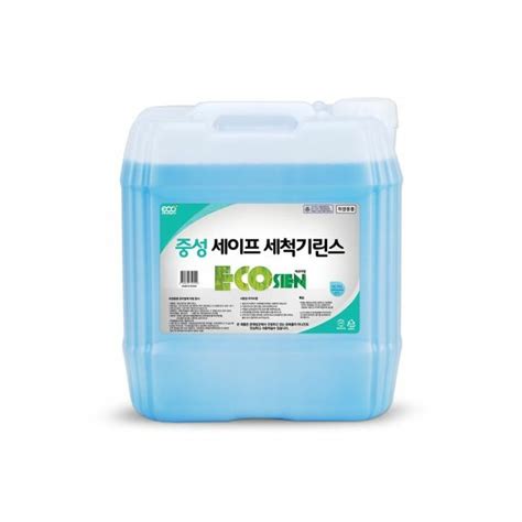 에코프렌들리 중성 세이프 식기세척기린스 1875l 1종 원료사용 티몬