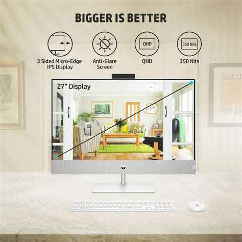 Hp Pavilion Aio Pc Ca In Intel Core I Bajaj Finance Emi