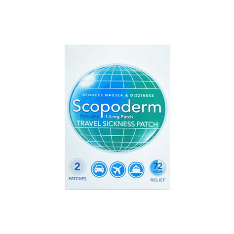 Scopoderm Sickness Relief 2 Patches Sickness Relief Worldwide