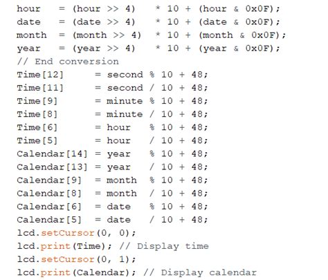 Real Time Clock With Ds1307 Using Arduino