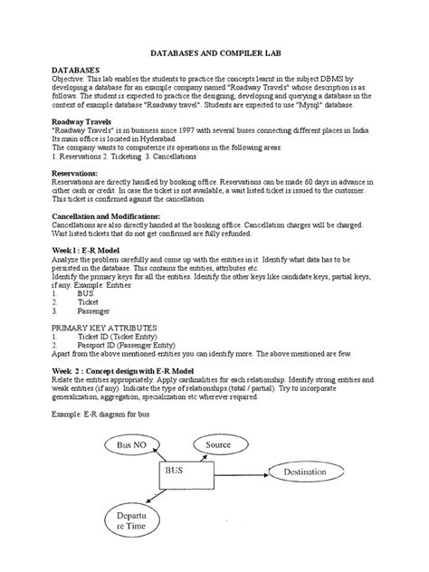Databases And Compiler Lab Databases Download Free Pdf Relational