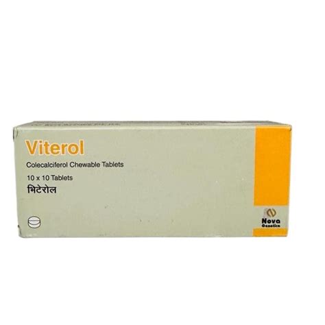 Vitamin D3 Colecalciferol Chewable Weekly Tablets 10tablets Np