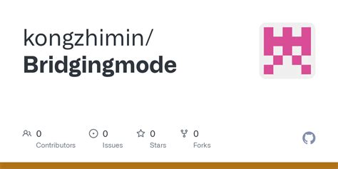 Github Kongzhiminbridgingmode