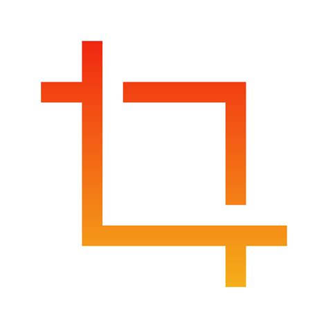 Crop Generic Gradient Icon
