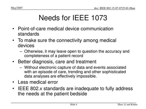 PPT Communication Requirements From IEEE PowerPoint Presentation ID