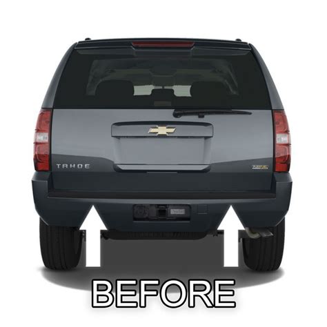 2007 2014 Chevy Tahoe Suburban Chrome Rear Bumper Trim Molding By Auto