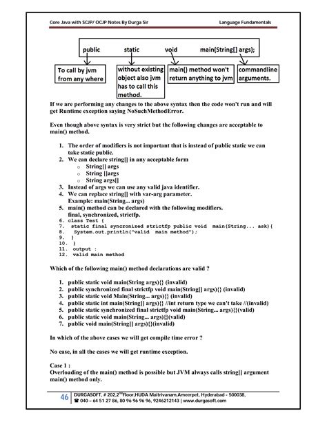 Corejavawithscjpocjpnotesbydurgapdf Programming Languages