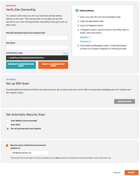 Magento Security Scan Tool Openstream