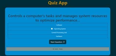 Free Download Quiz Project In React Js With Source Code And Database None With Document Kashipara