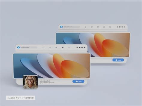 Premium PSD Facebook Cover Interface Page Mockups