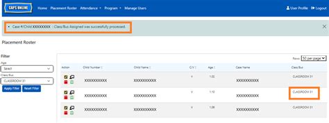 Classbus Filters Programs Only Caps Online Support Help Center