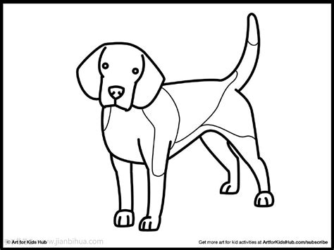 比格犬素描 比格犬卡通 比格犬图片 大山谷图库