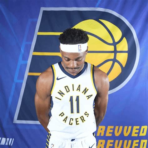 Happy Bruce Brown  By Indiana Pacers Find And Share On Giphy