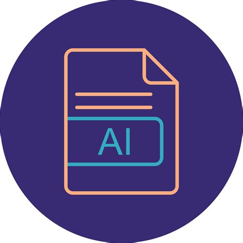 AI File Format Line Two Color Circle Icon Vector Art At Vecteezy