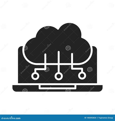 Cyber Security And Information Or Network Protection Laptop Cloud Computing Data Technology