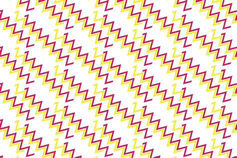 Simple Abstract Yellow Pink Color Creative Small Short Zig Zag Diagonal Line Pattern 55860144
