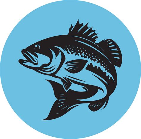 Simple Bass Fish 46439988 Vector Art At Vecteezy