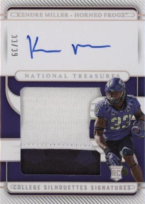 Las Mejores Ofertas En 2023 Panini National Treasures Collegiate Kendre