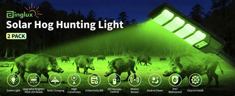 Hog Lights For Night Hunting 2pack Green Hunting Lights