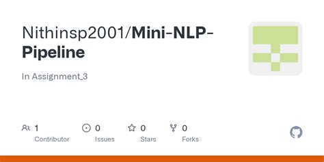Github Nithinsp2001 Mini Nlp Pipeline In Assignment 3