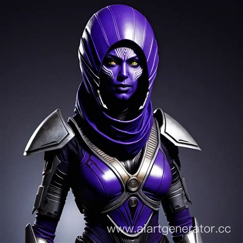 Talizorah Nar Rayya Unveiled Portrait Of Quarian Tech Expert Ai Art